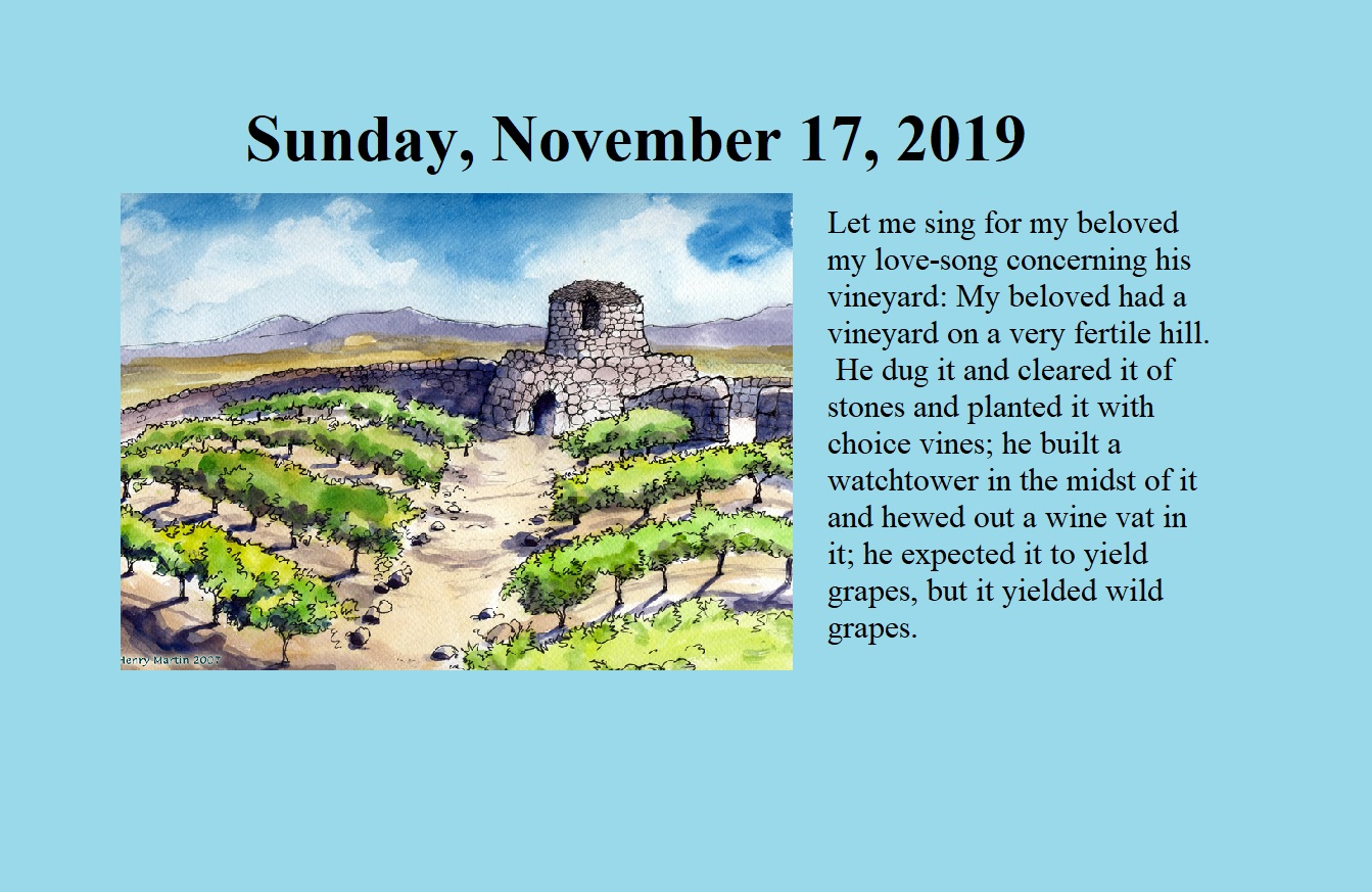 Sunday, November 17, 2019 - Bethesda Lutheran Church of Malmo, MN