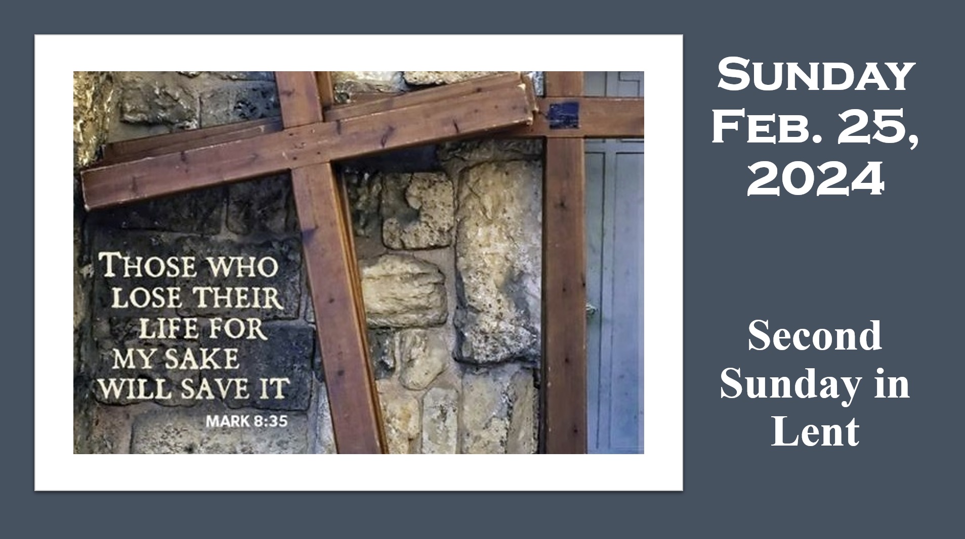 Sunday February 25, 2024 - Bethesda Lutheran Church of Malmo, MN